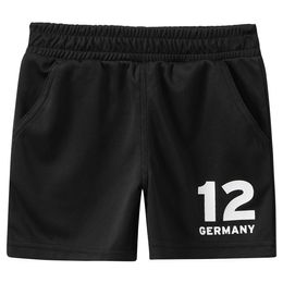 Topolino Kinder Sport-Shorts im Fu&szlig;ball-Design
