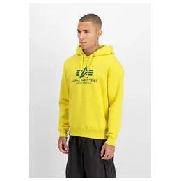 Hoodie Alpha Industries "Basic Hoodie BL", Herren, Gr. L, cyber, Obermaterial: 80% Baumwolle, 20% Polyester, regular fit, Sweatshirts Hoodie