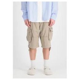 Shorts Alpha Industries "Jet Short", Herren, Gr. 31, Normalgr&ouml;&szlig;en, beige (vintage sand), Obermaterial: 100% Baumwolle, Hosen Shorts