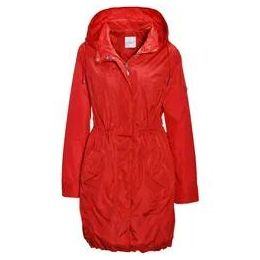 Kurzjacke GOLDNER "Kurzgr&ouml;&szlig;e Trendiger leichter Regen Parka aus funktionalem Material", Damen, Gr. 22, rot, Obermaterial: 100% Polyamid PA., normal, Sonstiges, Jacken Kurzjacke, Ohne