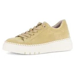 Sneaker Gabor "Sneaker low", Herren, Gr. 40, gelb, Schuhe Sneaker