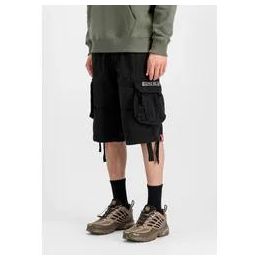 Shorts Alpha Industries "Jet Short", Herren, Gr. 33, Normalgr&ouml;&szlig;en, schwarz, Obermaterial: 100% Baumwolle, Hosen Shorts