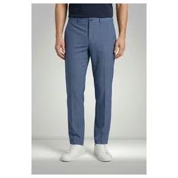 Chinohose OLYMP "Jogg Jersey Toronto", Damen, Gr. 34, L&auml;nge 32, blau, Jersey, Obermaterial: 50% Viskose, 45% Polyester, 5% Elasthan, meliert, unifarben, slim fit lang, Hosen Chinohose, slim fit, flexibler Bund