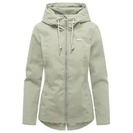 Outdoorjacke Ragwear "Monadde", Damen, Gr. XL (42), dusty olive, Obermaterial: 100% Polyester. Innenfutter 100% Polyester, figurumspielend h&uuml;ftbedeckend, hoch geschlossener Ausschnitt, &Auml;rmel mit &Auml;rmelschlitz ohne B&uuml;ndchen mit Druckknopf, Jacken Outdoorjacke, Wasserdichte &Uuml;bergangsjacke mit Kapuze