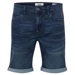 Jeansshorts Blend "Shorts BHBendigo", Herren, Gr. XL, N-Gr, blau (denim dunkelblau), Obermaterial: 70% Baumwolle CO. 24% Polyester PES. 4% Viskose CV. 2% Elasthan EL., Jeans Jeansshorts