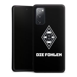 DeinDesign Galaxy S20 FE Handy Premium Silikon H&uuml;lle Handyh&uuml;lle schwarz Case Gladbach Borussia M&ouml;nchengladbach Die Fohlen Silikon Premium Case