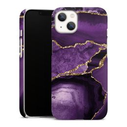 DeinDesign iPhone 13 Handy Premium Case Smartphone Handyh&uuml;lle Schutzh&uuml;lle matt Pink Glitzer Marble Premium Case