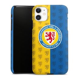 DeinDesign iPhone 11 Handy Premium Case Smartphone Handyh&uuml;lle Schutzh&uuml;lle matt Official Licensed Product Eintracht Braunschweig Logo Premium Case