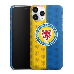 DeinDesign iPhone 11 Pro Handy Premium Case Smartphone Handyh&uuml;lle Schutzh&uuml;lle matt Official Licensed Product Eintracht Braunschweig Logo Premium Case