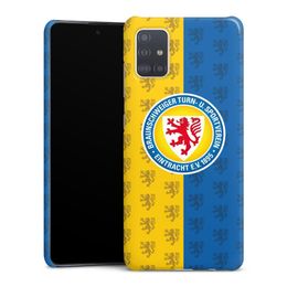 DeinDesign Galaxy A51 Handy Premium Case Smartphone Handyh&uuml;lle Schutzh&uuml;lle gl&auml;nzend Logo Eintracht Braunschweig Official Licensed Product Premium Case