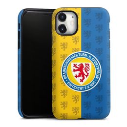 DeinDesign iPhone 11 Handy Panzer Handyh&uuml;lle robuste Outdoor H&uuml;lle Schutzh&uuml;lle matt Eintracht Braunschweig Logo Official Licensed Product Tough Case