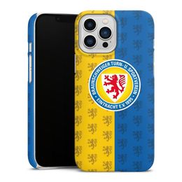 DeinDesign iPhone 13 Pro Max Handy Premium Case Smartphone Handyh&uuml;lle Schutzh&uuml;lle matt Logo Eintracht Braunschweig Official Licensed Product Premium Case