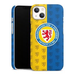 DeinDesign iPhone 13 Handy Premium Case Smartphone Handyh&uuml;lle Schutzh&uuml;lle matt Logo Eintracht Braunschweig Official Licensed Product Premium Case