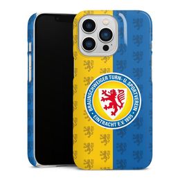 DeinDesign iPhone 13 Pro Handy Premium Case Smartphone Handyh&uuml;lle Schutzh&uuml;lle gl&auml;nzend Logo Eintracht Braunschweig Official Licensed Product Premium Case