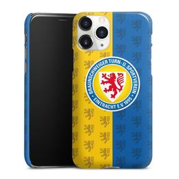 DeinDesign iPhone 11 Pro Handy Premium Case Smartphone Handyh&uuml;lle Schutzh&uuml;lle gl&auml;nzend Official Licensed Product Eintracht Braunschweig Logo Premium Case