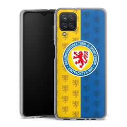 DeinDesign Galaxy A12 Handy Silikon H&uuml;lle Case transparent Handyh&uuml;lle Official Licensed Product Eintracht Braunschweig Logo Silikon Case