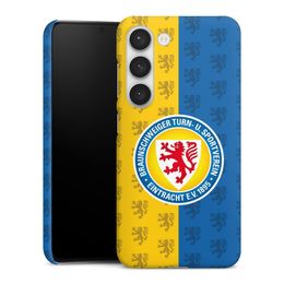 DeinDesign Galaxy S23 Handy Premium Case Smartphone Handyh&uuml;lle Schutzh&uuml;lle matt Logo Eintracht Braunschweig Official Licensed Product Premium Case