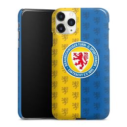 DeinDesign iPhone 11 Pro Max Handy Premium Case Smartphone Handyh&uuml;lle Schutzh&uuml;lle gl&auml;nzend Official Licensed Product Eintracht Braunschweig Logo Premium Case