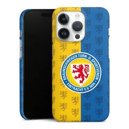 DeinDesign iPhone 14 Pro Handy Premium Case Smartphone Handyh&uuml;lle Schutzh&uuml;lle matt Logo Eintracht Braunschweig Official Licensed Product Premium Case