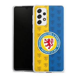 DeinDesign Galaxy A33 5G Handy Silikon H&uuml;lle Case transparent Handyh&uuml;lle Official Licensed Product Eintracht Braunschweig Logo Silikon Case