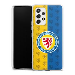 DeinDesign Galaxy A53 5G Handy Silikon H&uuml;lle Case transparent Handyh&uuml;lle Official Licensed Product Eintracht Braunschweig Logo Silikon Case