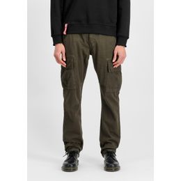 Cargohose Alpha Industries "Agent Pant", Damen, Gr. 28, Normalgr&ouml;&szlig;en, schwarz (schwarz olive), Obermaterial: 100% Baumwolle; Futter: 100% Baumwolle, Hosen Cargohose