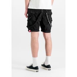 Shorts Alpha Industries "Utility Short", Herren, Gr. 30, Normalgr&ouml;&szlig;en, schwarz, Obermaterial: 98% Baumwolle, 2% Elastan, Hosen Shorts