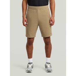 G-Star Raw Trainingsshorts G-STAR "Structured Jersey Shorts", Herren, Gr. L, safari, Obermaterial: 64% Polyester, 34% Baumwolle, 2% Elasthan, Hosen