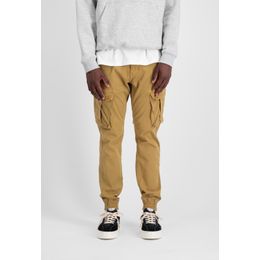 Cargohose Alpha Industries "Spy Pant", Damen, Gr. 30, Normalgr&ouml;&szlig;en, gr&uuml;n (khaki), Obermaterial: 98% Baumwolle, 2% Elastan; Futter: 100% Baumwolle, Hosen Cargohose