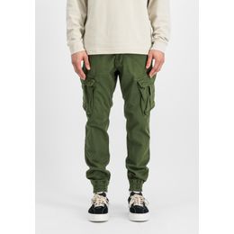 Cargohose Alpha Industries "Spy Pant", Damen, Gr. 28, Normalgr&ouml;&szlig;en, gr&uuml;n (schwarz olive), Obermaterial: 98% Baumwolle, 2% Elastan; Futter: 100% Baumwolle, Hosen Cargohose