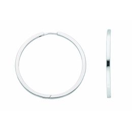 Adelia&acute;s Paar Creolen ADELIA&acute;S "32,8 mm ⌀ Creolen Ohrringe 925 Silber &ndash; Silberohrringe", silber, Ohrringe, Damen, Damen, Silber 925 (Sterlingsilber), Silberohrringe