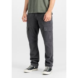 Cargohose Alpha Industries "Agent Pant", Damen, Gr. 31, Normalgr&ouml;&szlig;en, grau (vintage grau), Obermaterial: 100% Baumwolle; Futter: 100% Baumwolle, Hosen Cargohose
