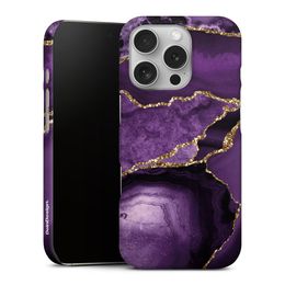 DeinDesign iPhone 16 Pro Handy Premium Case Smartphone Handyh&uuml;lle Schutzh&uuml;lle matt Pink Glitzer Marble Premium Case
