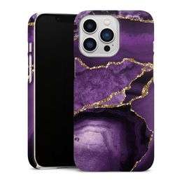 DeinDesign iPhone 13 Pro Handy Premium Case Smartphone Handyh&uuml;lle Schutzh&uuml;lle matt Pink Glitzer Marble Premium Case
