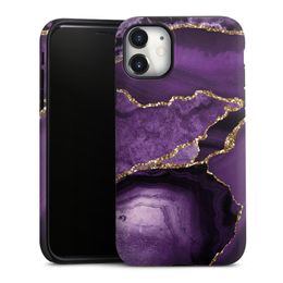 DeinDesign iPhone 11 Handy Panzer Handyh&uuml;lle robuste Outdoor H&uuml;lle Schutzh&uuml;lle matt Pink Glitzer Marble Tough Case