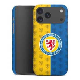 DeinDesign iPhone 17 Pro Max Handy Premium Case Smartphone Handyh&uuml;lle Schutzh&uuml;lle matt Logo Eintracht Braunschweig Official Licensed Product Premium Case