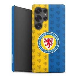 DeinDesign Galaxy S25 Ultra Handy Premium Case Smartphone Handyh&uuml;lle Schutzh&uuml;lle gl&auml;nzend Logo Eintracht Braunschweig Official Licensed Product Premium Case