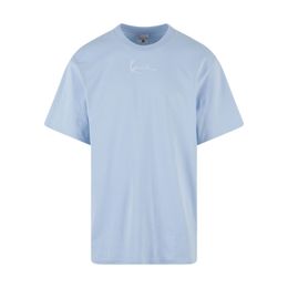 T-Shirt Karl Kani "Karl Kani Herren", Damen, Gr. L, lightblau, 100% Baumwolle, bedruckt, loose fit, Rundhals, Shirts T-Shirt