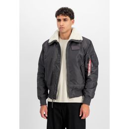 Bomberjacke Alpha Industries "B-15 III TT Two Tone", Herren, Gr. M, grau (vintage grau), Obermaterial: 100% Nylon, Futter: 100% Polyester, &Auml;rmelfutter: 100% Nylon, F&uuml;llung: 100% Polyester, Jacken Bomberjacke