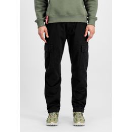 Cargohose Alpha Industries "Agent Pant", Damen, Gr. 32, Normalgr&ouml;&szlig;en, schwarz, Obermaterial: 100% Baumwolle; Futter: 100% Baumwolle, Hosen Cargohose
