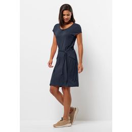 Shirtkleid Jack Wolfskin "MOLA DRESS", Damen, Gr. XS (34), Normalgr&ouml;&szlig;en, blau (night, blau), 100% LYOCELL, Kleider Shirtkleid
