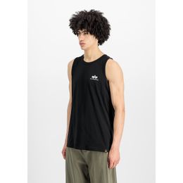 Muscleshirt Alpha Industries "Basic Tank SL", Herren, Gr. L, schwarz, Obermaterial: 100% Baumwolle, Shirts