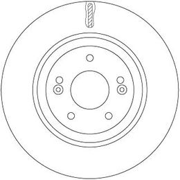 TRW Bremsscheibe df7592 320mm 28mm f&uuml;r KIA HYUNDAI (BEIJING)