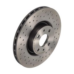 Brembo Bremsscheibe COATED DISC LINE 09.C645.11 vorne rechts links Gelocht 284mm f&uuml;r ABARTH 51938383 5741446