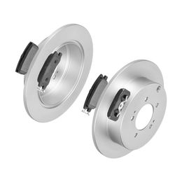 F.BECKER Bremsensatz, Scheibenbremse 13810316 Hinterachse voll 302mm 10mm f&uuml;r Peugeot Citro&euml;n MITSUBISHI