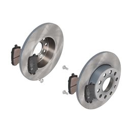 Blue Print Bremsensatz, Scheibenbremse vkbs0198 Hinterachse voll 260mm f&uuml;r Skoda VW SEAT Audi