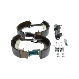 Bosch Bremsbackensatz KIT SUPERPRO 0 204 114 530 hinten rechts links vormontiert 27mm f&uuml;r PEUGEOT CITRO&Euml;N 42417Y