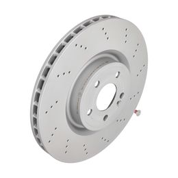 ATE Bremsscheibe 24.0130-0256.1 vorne rechts links Gelocht 350mm f&uuml;r MERCEDES-BENZ 2474210812 A2474210812