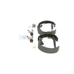 Bosch Bremsbackensatz KIT SUPERPRO 0 204 114 630 hinten rechts links vormontiert 19,05mm f&uuml;r OPEL