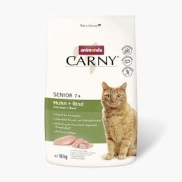 animonda Carny Trockenfutter Katze, Senior, Huhn und Rind 10 kg